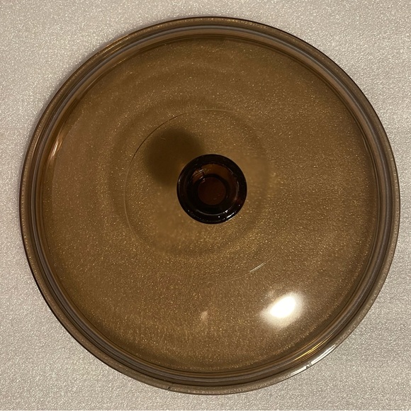 Pyrex | Dining | 9 Inch Vintage Amber Pyrex Replacement Lid | Poshmark